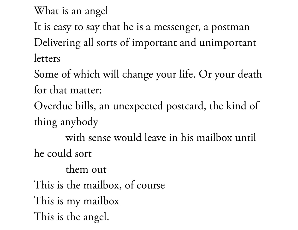 from “A New Poem” by Jack Spicer – Trance-Scripts